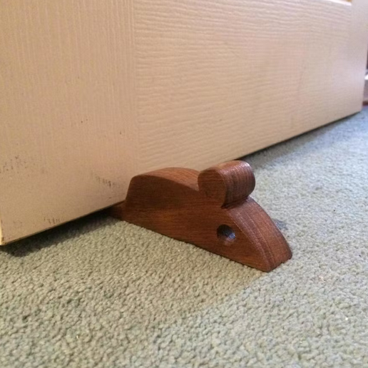 🐁 Mouse shaped door stopper -3d printer and laser cut ready・Free STL ...