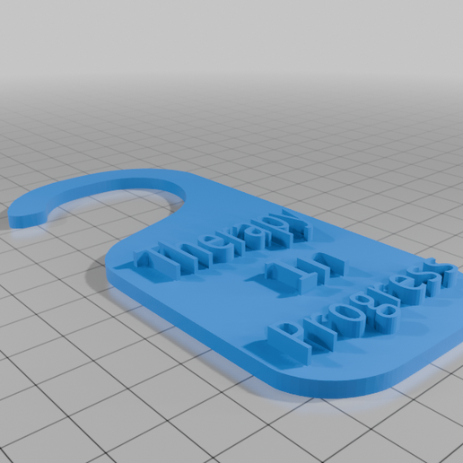 Free 3D file Door Sign (Therapy) 🚪 ・3D printer model to download・Cults
