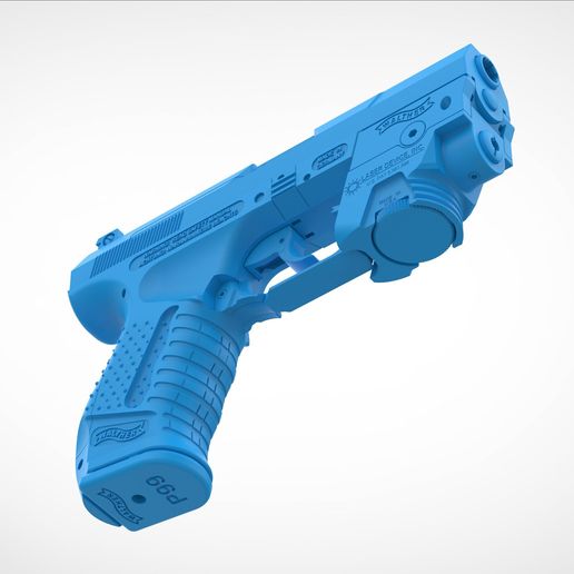 🎬 Modified Walther P99 from the movie Underworld 3d print model 1 to 12 ...