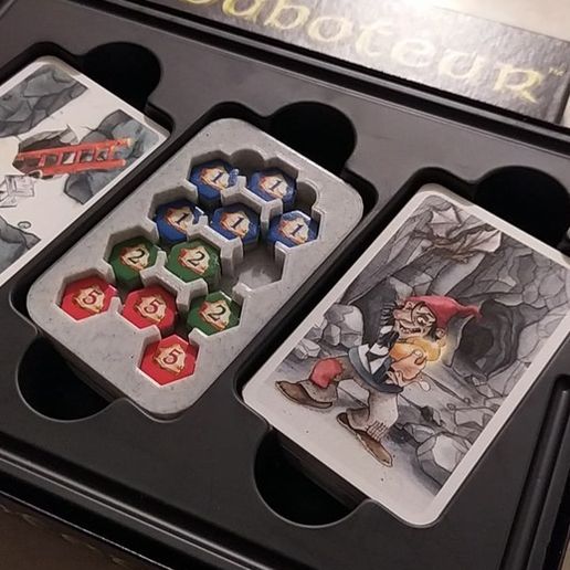 🎲 Saboteur Board Game simple insert・Free 3D File for ・Cults