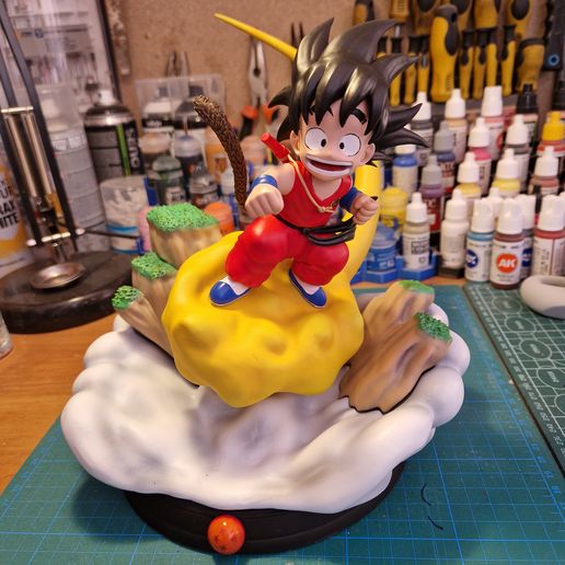 3D printer Kid Goku STL • made with Anycubic m3 max・Cults