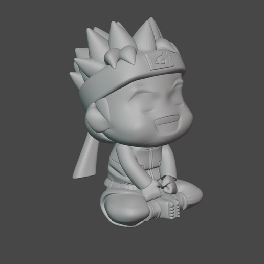 Free STL file Cute Miniature Naruto 🎨 ・3D print model to download・Cults