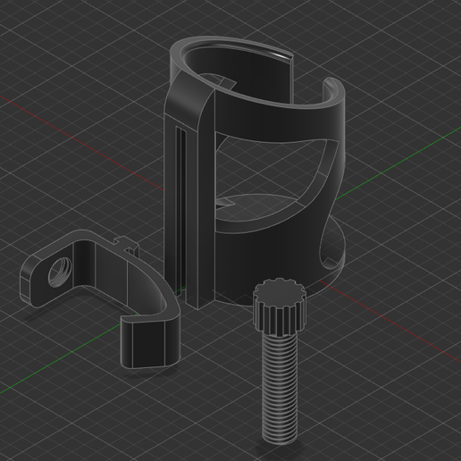 🎤 Cupholder for microphone stand・ STL File for 3D printing・Cults