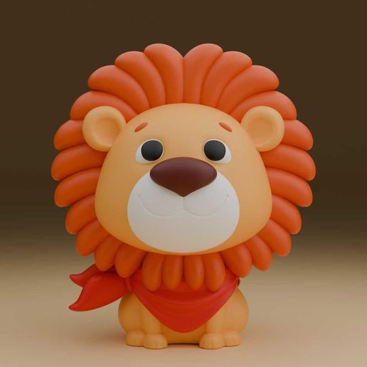 🦁 Lion・ STL File for 3D printing・Cults