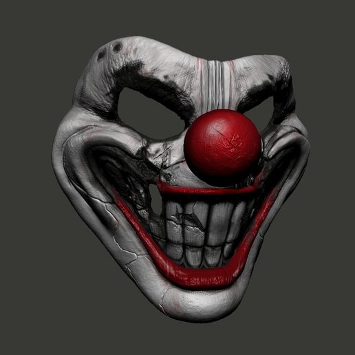 🦷 Sweet Tooth Live Action Twisted Metal Show Killer Clown Mask・ STL ...