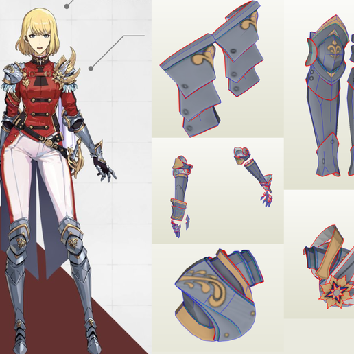 📁 Solo Leveling - Cha Hae-In Armor - DIY Cosplay Wearable Armor ...