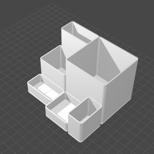 🏢 Desk organizer・ STL File for 3D printing・Cults
