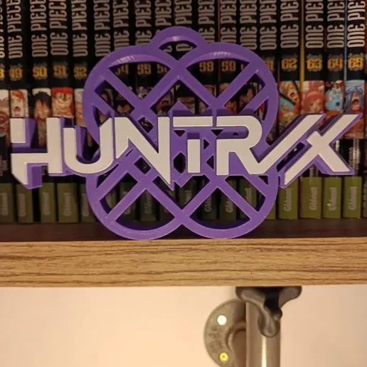💬 Huntrix logo・ 3MF File for 3D printing・Cults
