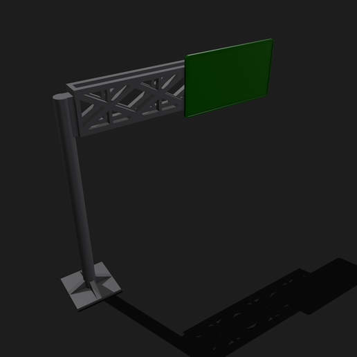 🛣️ Scale Highway Sign・ STL File for 3D printing・Cults