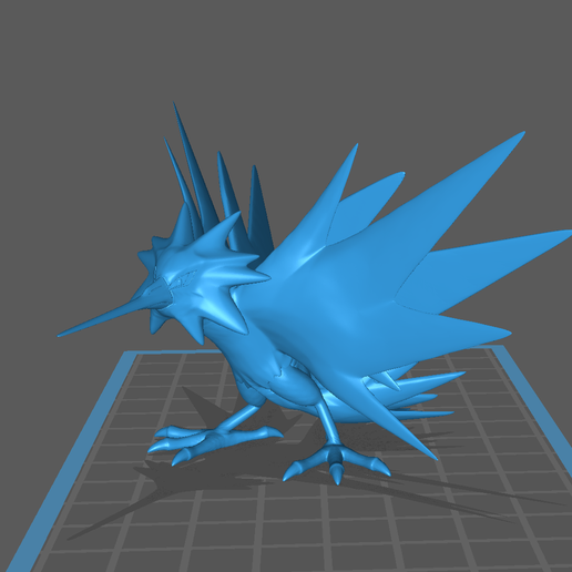🐉 Zapdos pokemon 3D print model・ STL File for ・Cults