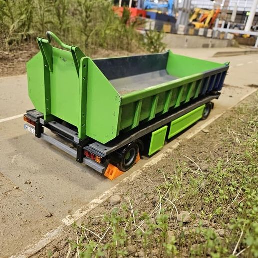 🚐 LESU Compatible Container Trailer 1/14・ STL File for 3D printing・Cults