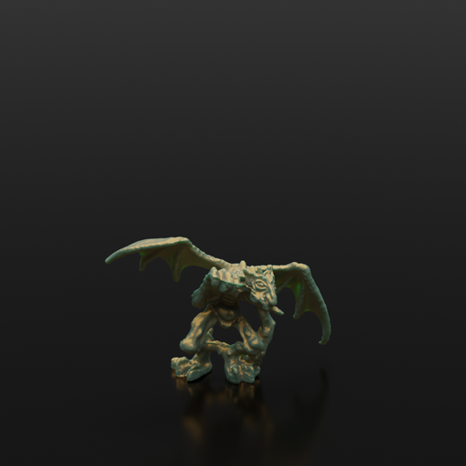 🎲 Gargoyle・Free STL File for 3D printing・Cults
