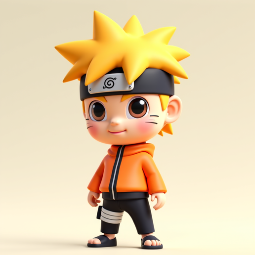 STL file Naruto cute 🎨 ・3D printing design to download・Cults