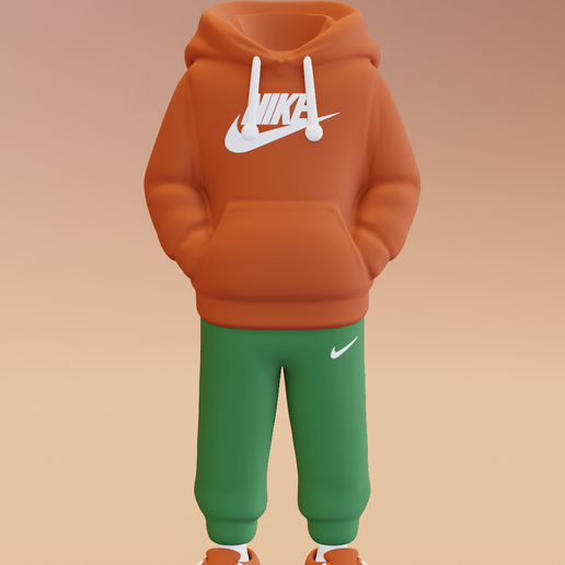 🦊 Nike Clothes for Fox Urban Vibes・Free STL File for 3D printing・Cults