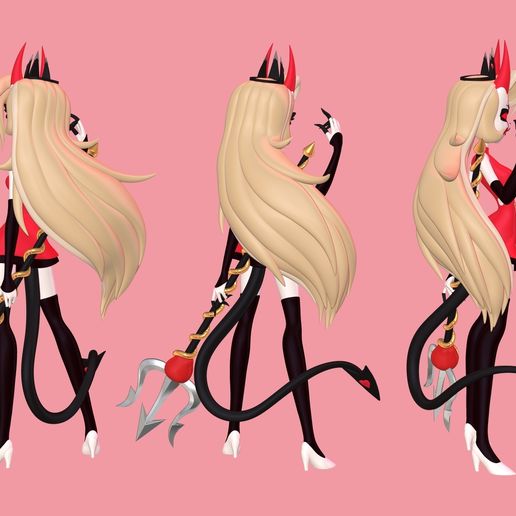 🏨 Charlie Demon Hazbin Hotel・Archivo STL para Impresión 3D・Cults