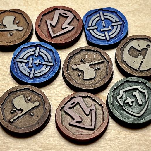 ♟ OPR Tokens・Free STL File for 3D printing・Cults