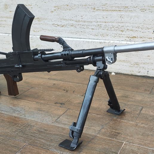 🔫 Bren MK I Gun Prop Replica with Internal・ STL File for 3D printing・Cults