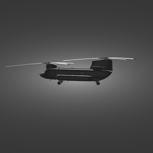 🚁 Helicopter Chinook・ STL File for ・Cults