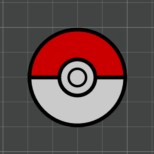 🐉 Pokemon Pokeball Token・Archivo STL Gratis para ・Cults