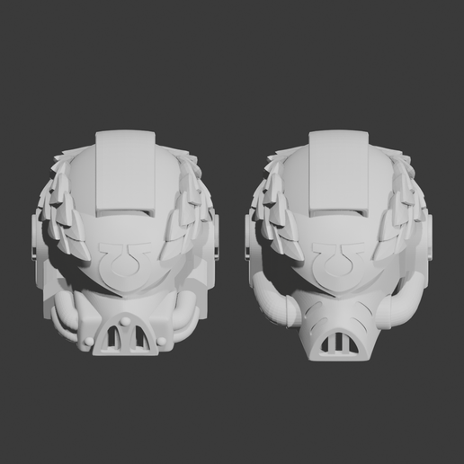 🛰 Ultra GEN 7 Space Knights Helmets V2・ 3D File for 3D printing・Cults
