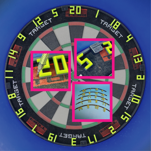 Free STL file DARTS DARTBOARD pluggable NUMBER RING with durable number design 💍 ・3D print ...