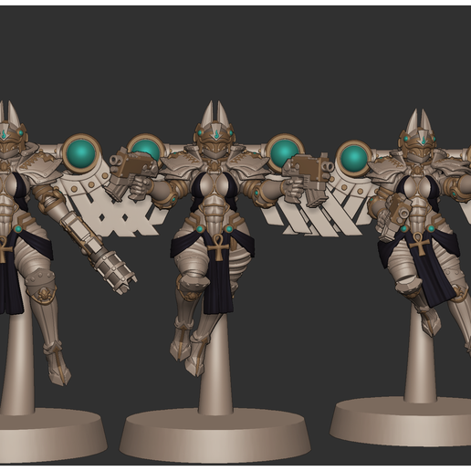 🤫 Bastet seraphim anime figurines・ STL File for 3D printing・Cults
