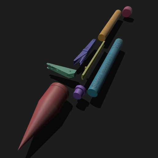 🚀 Panzerfaust 150 Rocket Launcher ( Prop-Gun ) 1/1 Scale・ STL File for ...