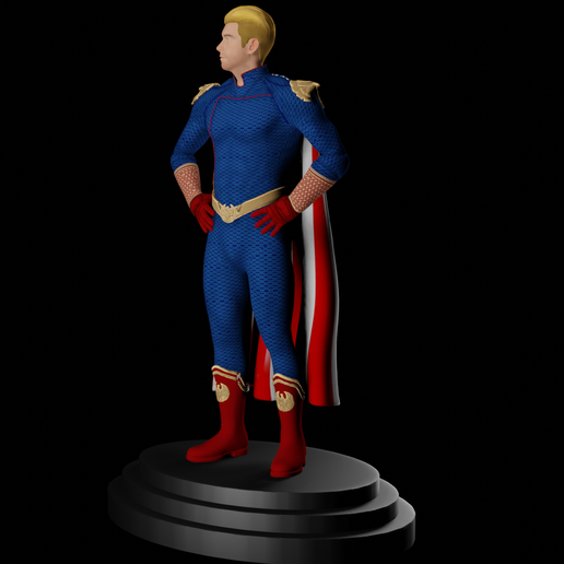 🧸 Homelander Rigged 3D Model – Fully Textured・ STL File for 3D printing ...