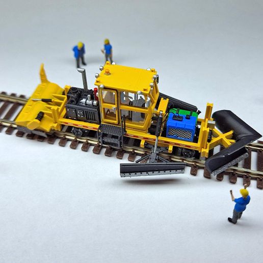 🌨️ N Scale Snow Plow Machine (MOW)・ STL File for 3D printing・Cults