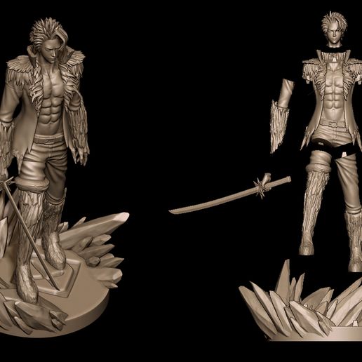 🤓 Toshiro True Bankai model・ 3D File for ・Cults