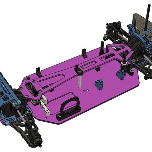 🚁 MyRC chassis kit・ STL File for 3D printing and CNC machining - Laser ...