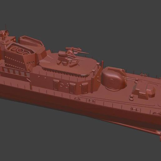 🛥️ Kashin-class destroyer (Project 61)・ STL File for 3D printing・Cults