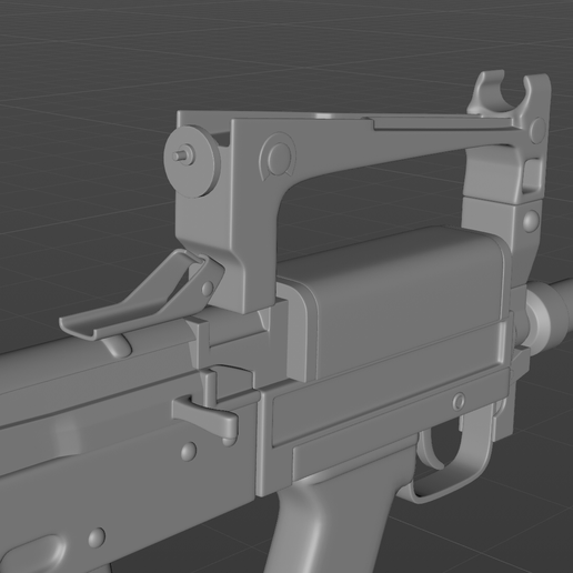 OBJ file Russian OTs-14 rifle 🗺️ ・3D printable design to download・Cults
