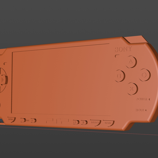 OBJ file PSP game console desktop miniature model 🗺️ ・3D printing model ...