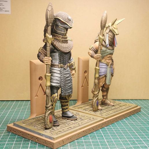 💂 Goa'uld Guard Figure Rack・ STL File for 3D printing・Cults