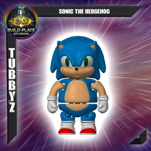 🦔 Sonic the Hedgehog・ 3MF File for 3D printing・Cults