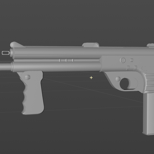 🤌 Italian OG-43 submachine gun 3D model material・ OBJ File for 3D ...