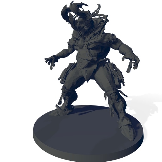🦏 Warframe - Rhino Heirloom Bust・ STL File for 3D printing・Cults