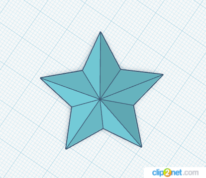 ⭐ Star・Free STL File for 3D printing・Cults