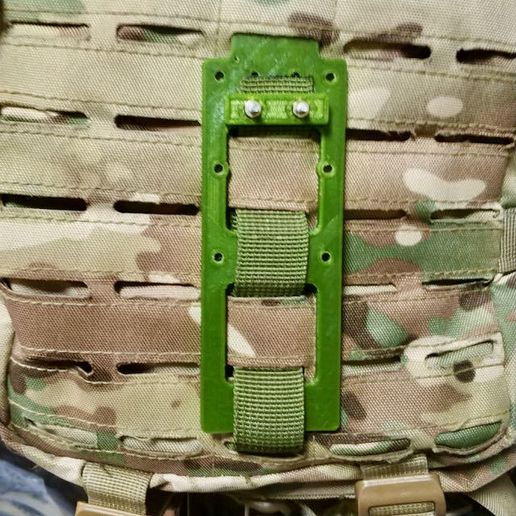 📶 Antenna relocator with MOLLE mount and integrated "tiger tail"・Free ...
