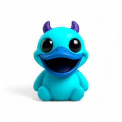 🦆 Cubbuu Quorblu – Creepy Cute Chubby Demon Duck STL | Derpy Horned ...