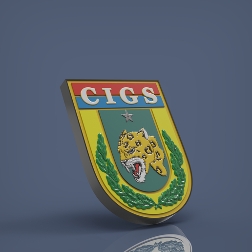 STL file Brasão CIGS 👽 ・3D print object to download・Cults