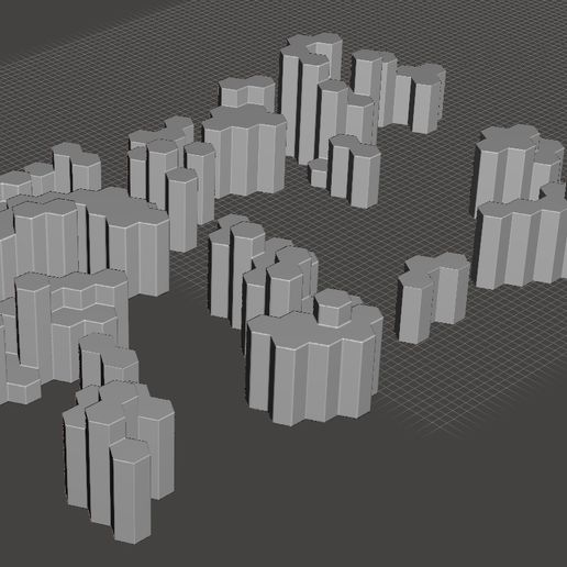 Free STL file BATTLETECH TERRAIN MAP PACK ALIEN WORLDS: CAUSTIC VALLEY ...