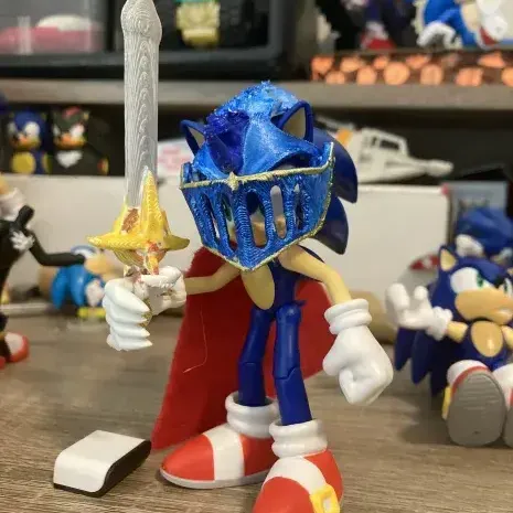🗡️ Sonic & The Black Knight Caliburn Sword and Gauntlet Jakks Scale・ 3D ...