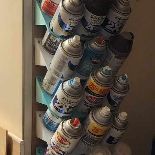STL file Paint Can storage 🎨 ・3D printer model to download・Cults