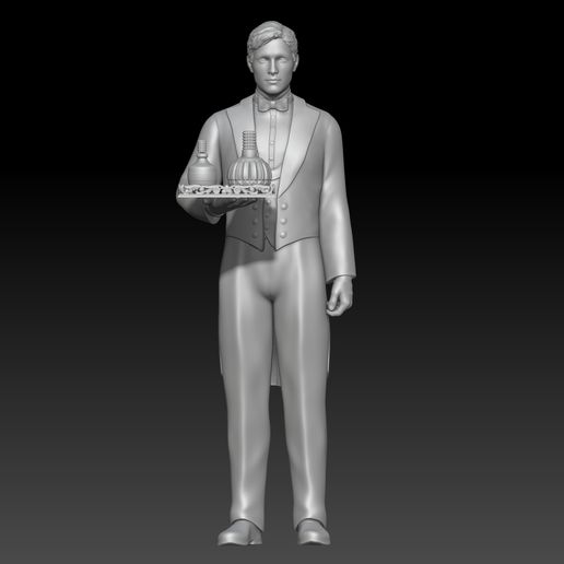 👨 Butler victorian era man 1・ STL File for 3D printing・Cults