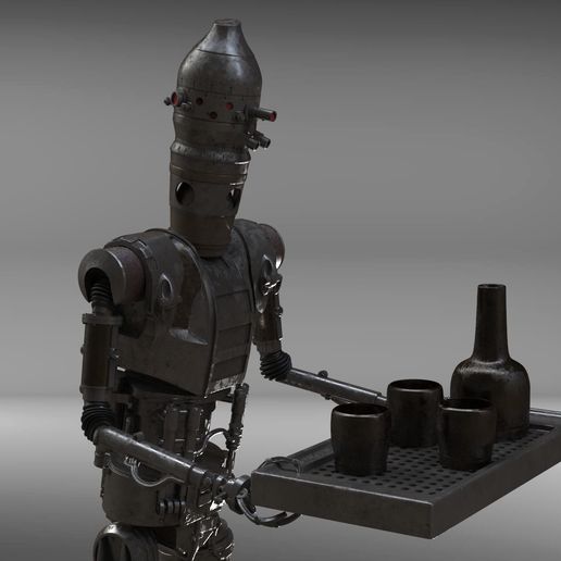 🤖 ig-11 from mandalorian 3D print model・ STL File for ・Cults