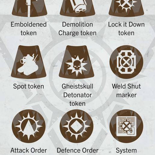 🎲 Imperial Navy Breachers Tokens - Kill Team 2024・Free STL File for 3D ...