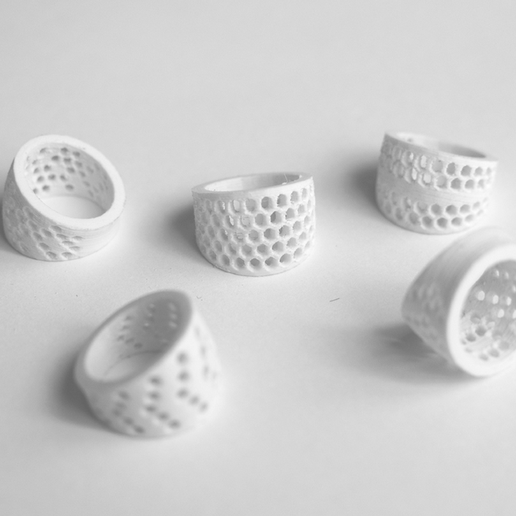 Free STL file Hexagon Ring・Template to download and 3D print・Cults