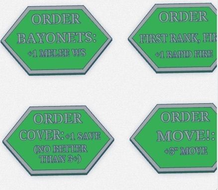 💂 Astra Militarum Order tokens.・ STL File for ・Cults